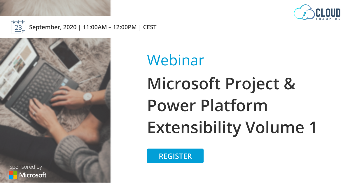 Microsoft Project & Power Platform Extensibility Volume 1 – Finland ...